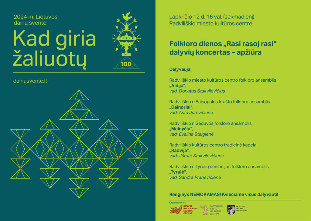 Folkloro dienos "Rasi rasoj rasi" dalyvių koncertas - apžiūra ...